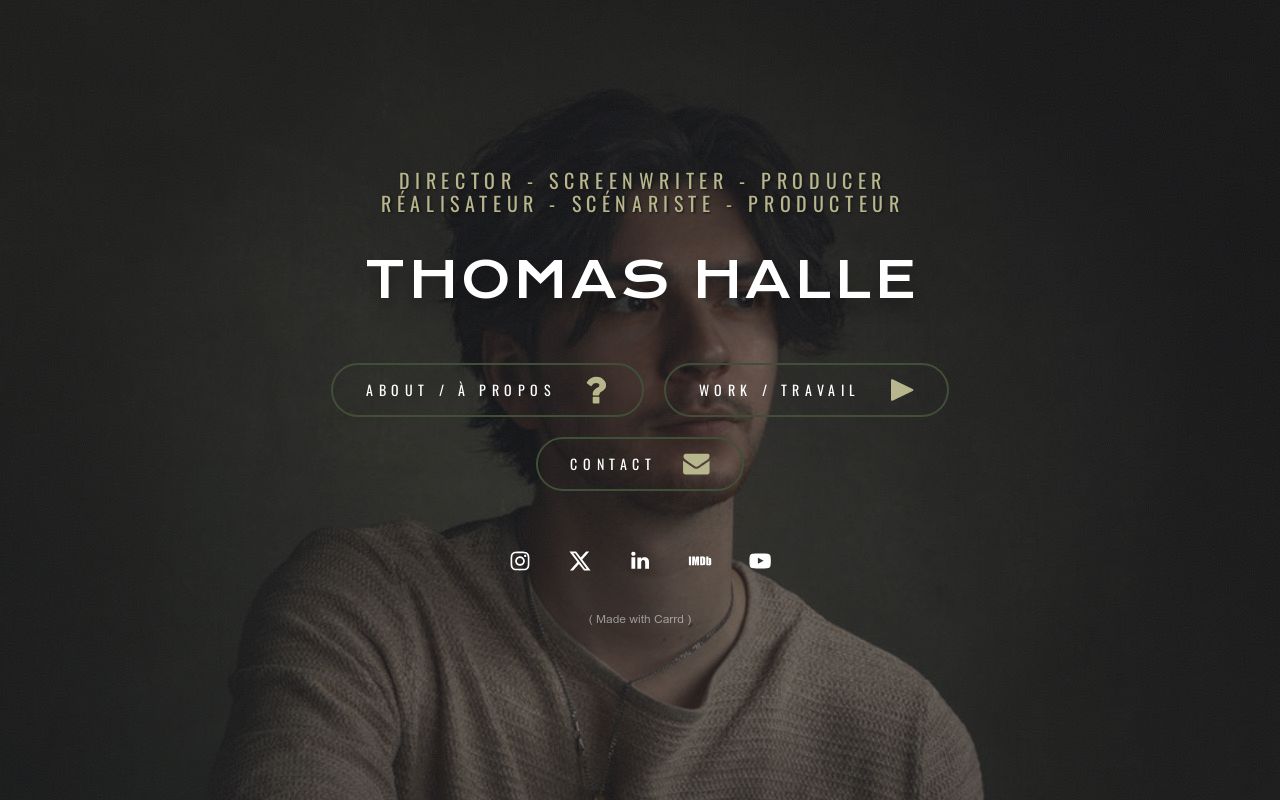 Thomas Halle Website